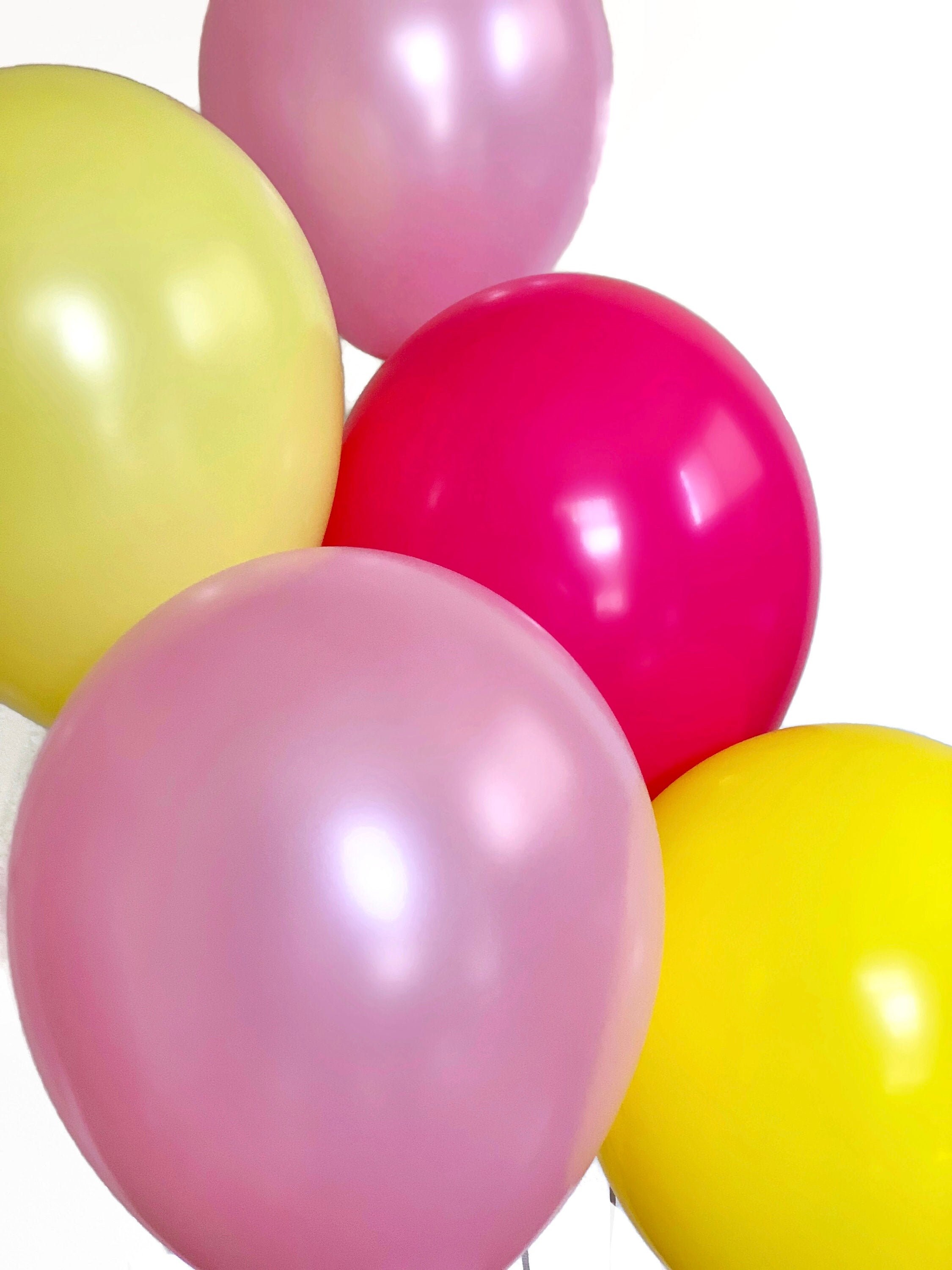 Pink Lemonade Party Balloons - Lemon Party, Lemon Birthday, Lemon ...