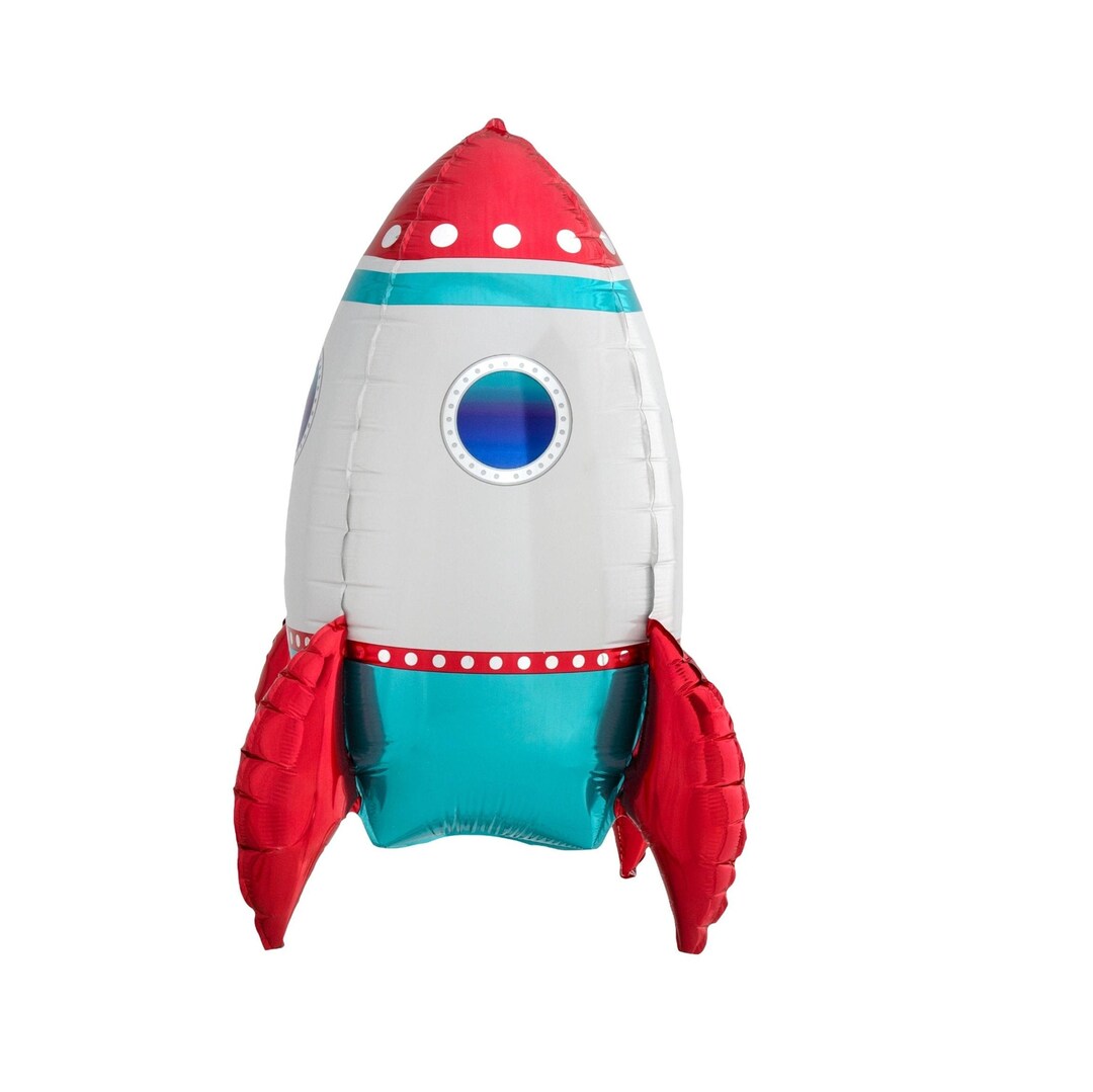 Rocket Party Balloon Space Birthday, Space Decorations, Galaxy Birthday ...