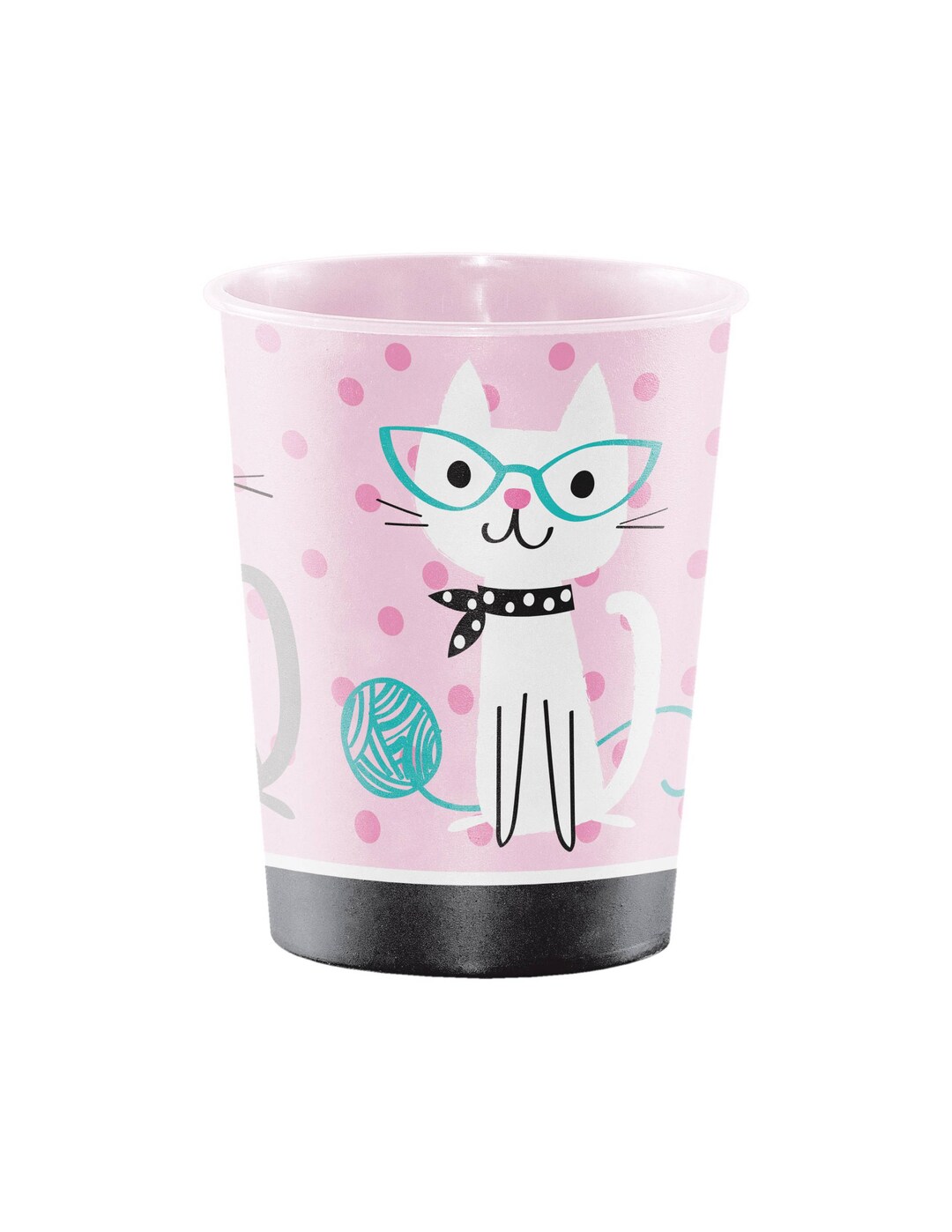 Cat Party Plastic Cups - Cat Birthday, Kitten Birthday, Party Favor ...