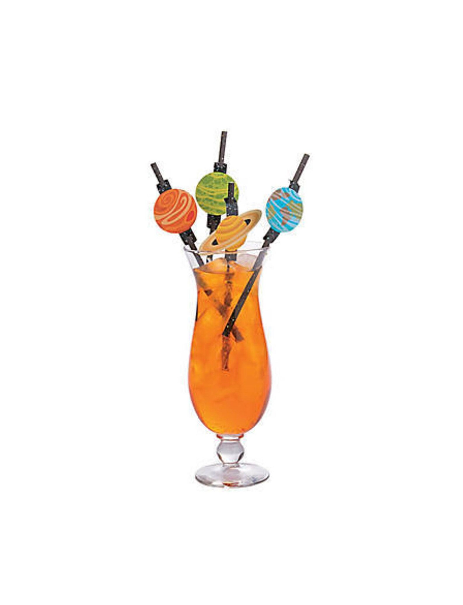 12 Space Party Straws - Galaxy Birthday, Outer Space Party, Astronaut ...