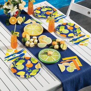 Citrus Party Supplies Fruit Birthday Decorations, Fruit Party Plates ...