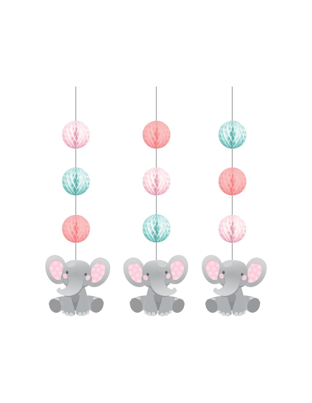 Pink Elephant Party Decorations - Elephant Baby Shower Decorations ...