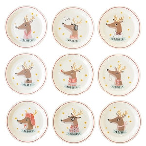 Rudolph Plates - Reindeer Plates, Reindeer Party Supplies, Rudolph ...