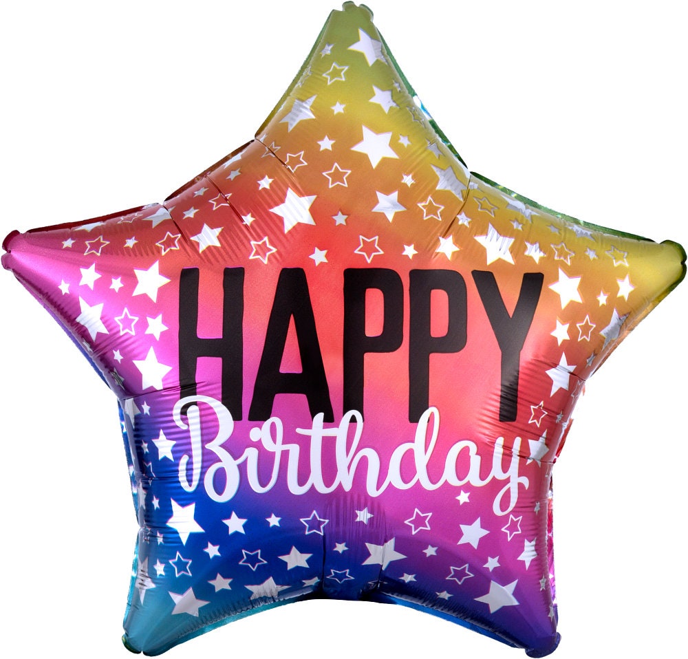 Rainbow Birthday Balloon Rainbow Party Decorations Rainbow - Etsy