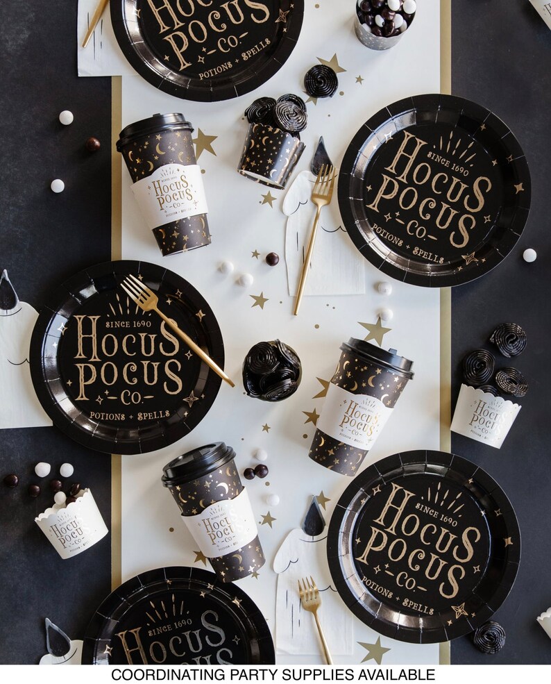 Witches Broom Party Napkins, Halloween Party Supplies, Witchy Party ...