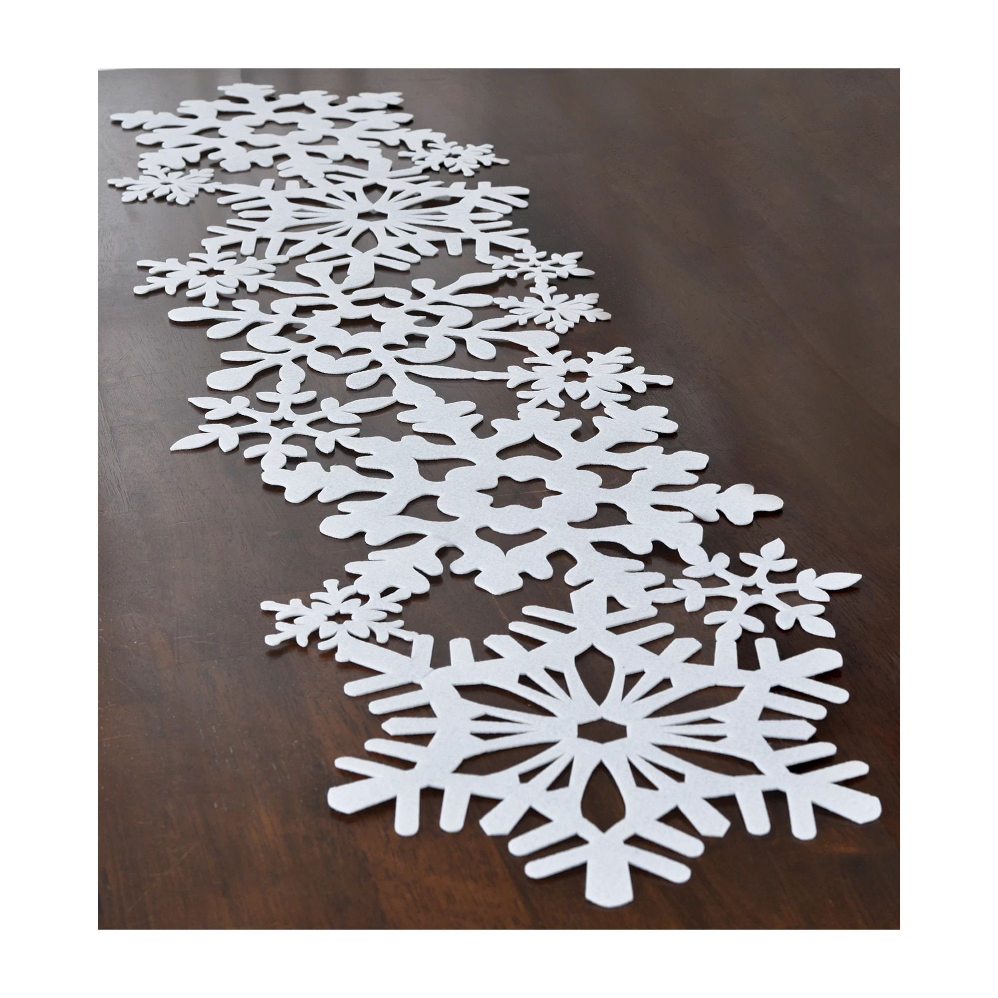 Table Runner Snowflake Party Decorations Snowflake - Etsy