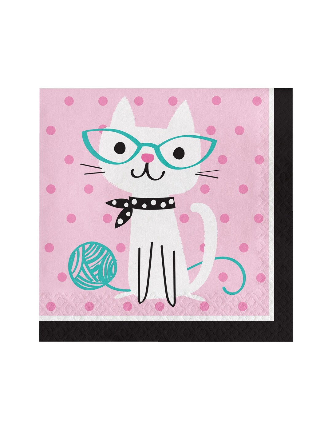 Cat Party Napkins - Kitty Birthday, Cat Party Supplies, Cat Birthday ...