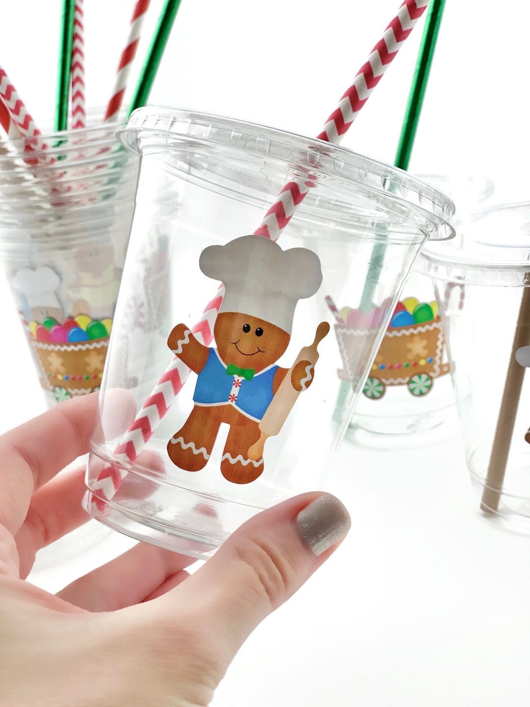 Gingerbread Party Cups - Gingerbread Birthday, Gingerbread Party ...