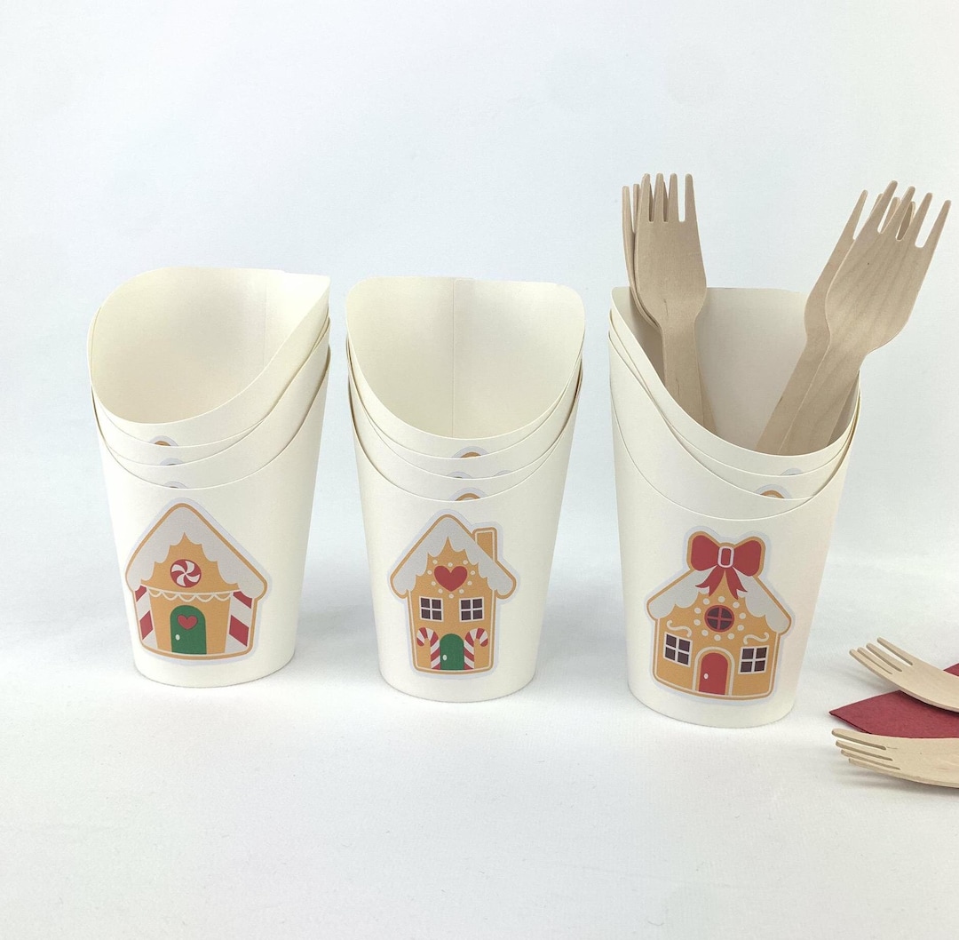Gingerbread House Charcuterie Cups - Christmas Party Supplies ...