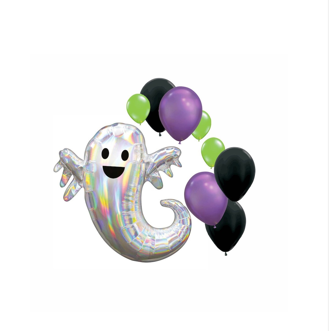 Ghost Balloon Bouquet - Halloween Party Decorations, Spooky Party ...