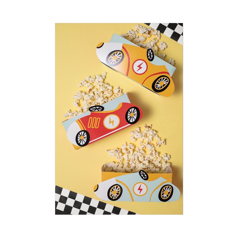 Race Car Snack Box - Etsy