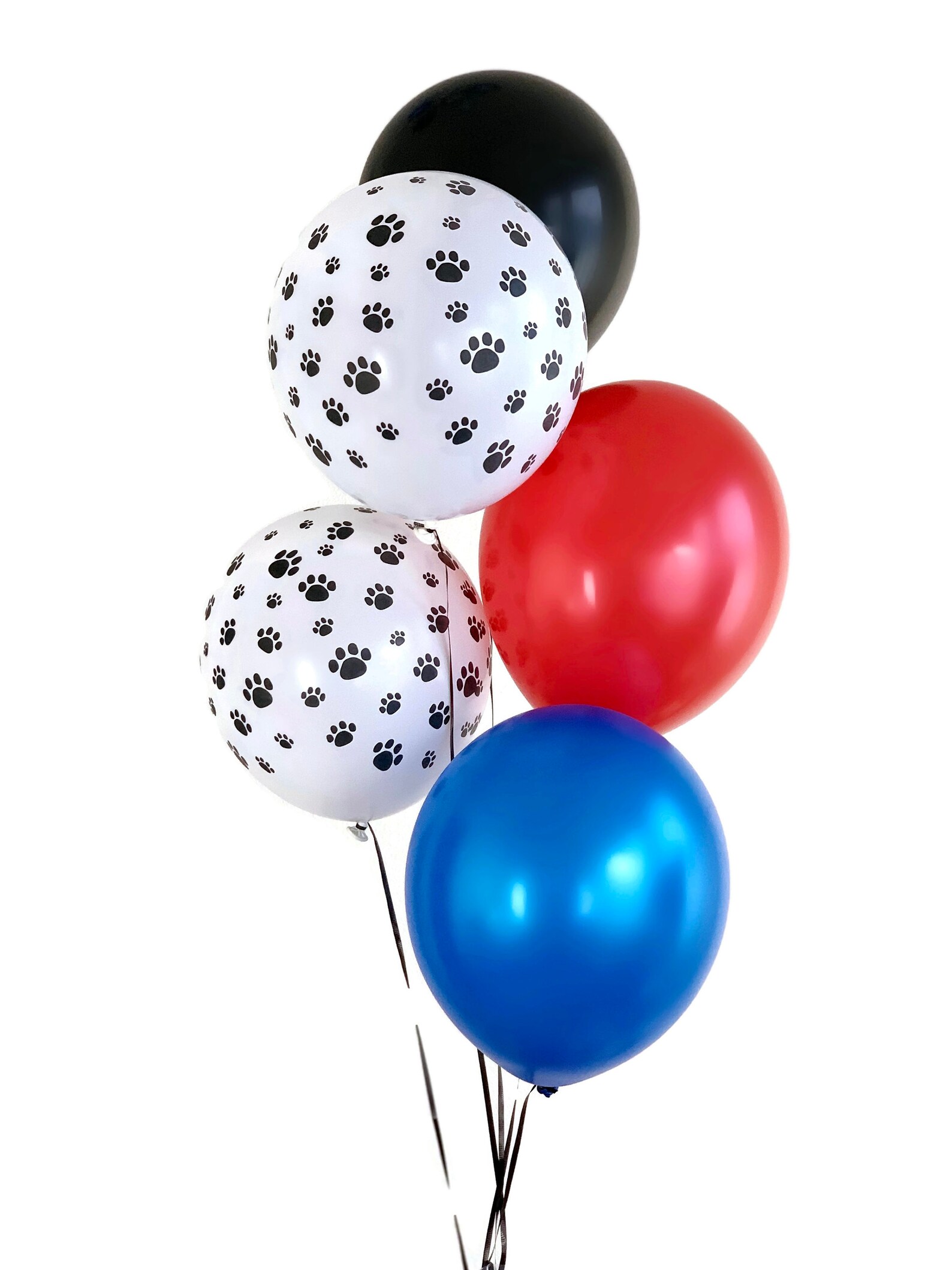Paw Party Balloons - Dog Party, Dog Birthday, Pawprint Balloons, Dog ...