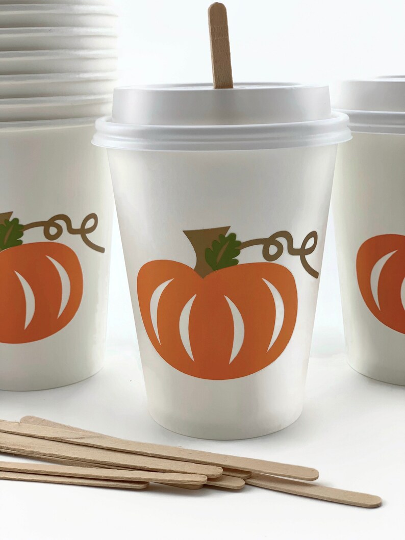 Pumpkin Party Cups Little Pumpkin Baby Shower Shower - Etsy