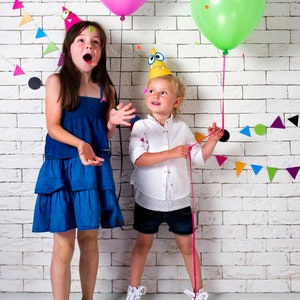 Monster Party Hats - Monster Birthday Decorations, Kids Party Supplies ...