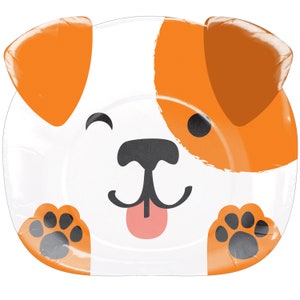 Dog Plates - Puppy Party Supplies, Dog Party Plates, Puppy Party Plates ...
