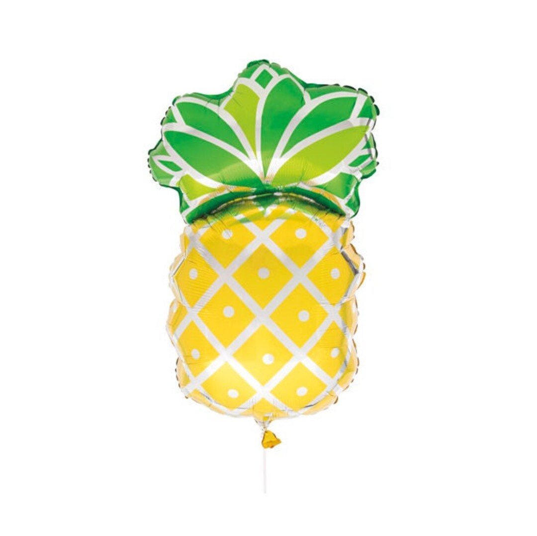 Pineapple Party Balloon - Tropical Party Decorations, Luau Birthday ...