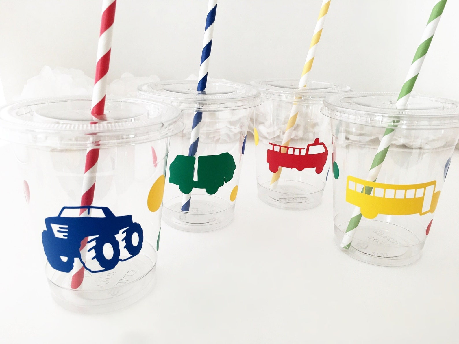 Transportation Party Cups Transportation Party Supplies - Etsy