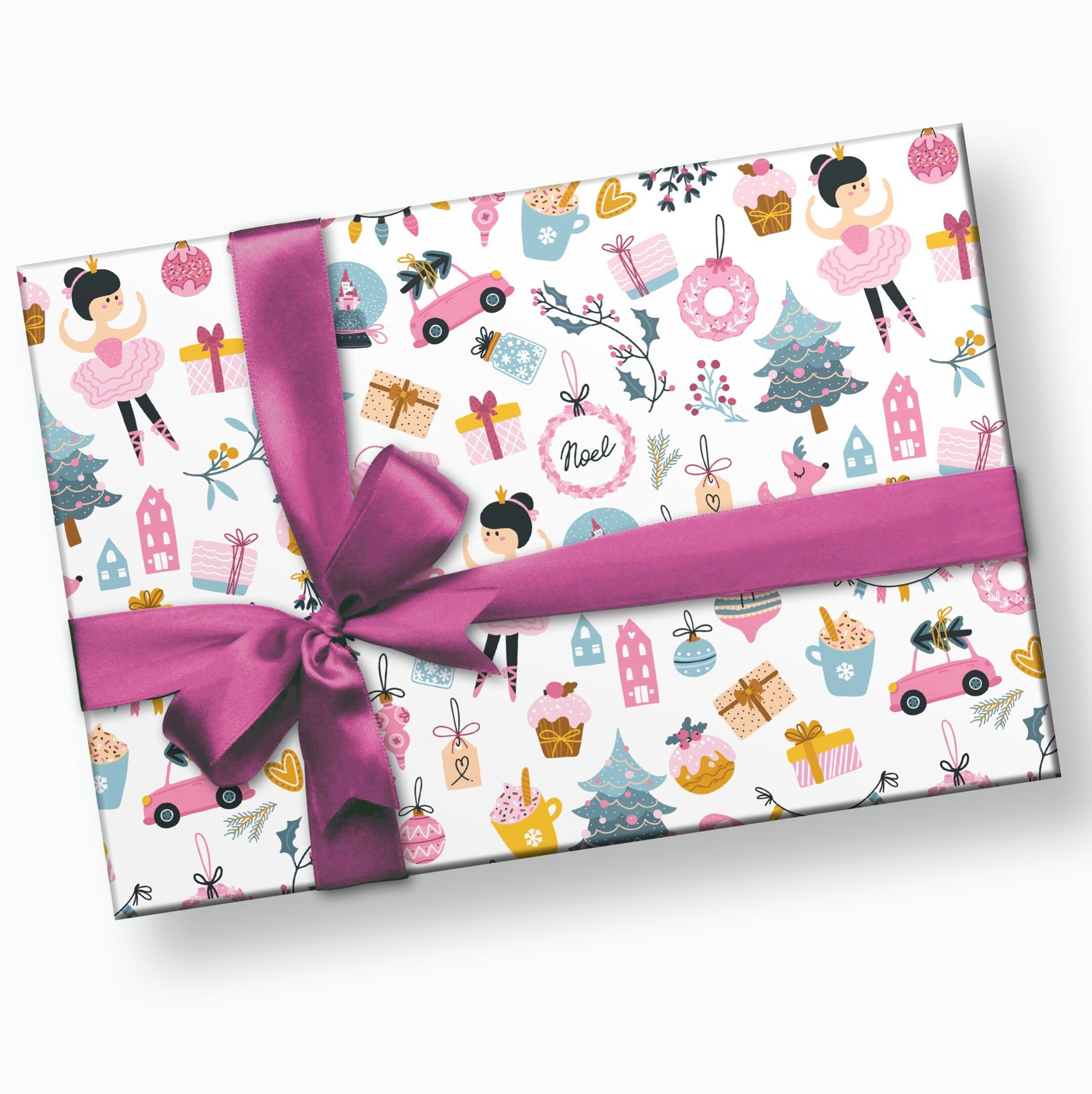 Princess Wrapping Paper Christmas Paper Holiday Gift Wrap - Etsy