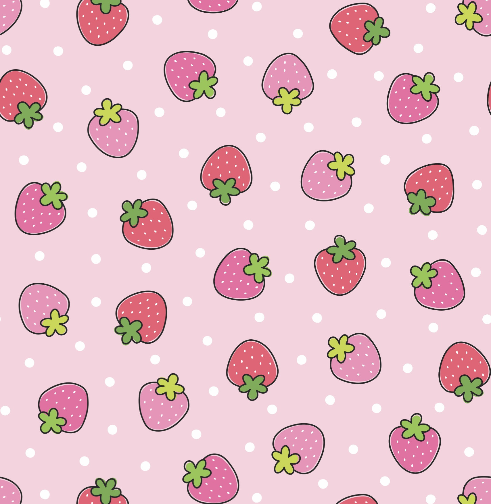 Strawberry Gift Wrap - Strawberry Wrapping Paper, Strawberry Birthday ...
