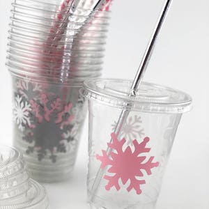 Snowflake Cups - Snowflake Party Cups, Winter Onederland, Girl First ...