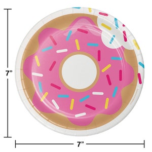 Donut Party Pack - Donut Birthday Decorations, Donut Plates, Donut ...