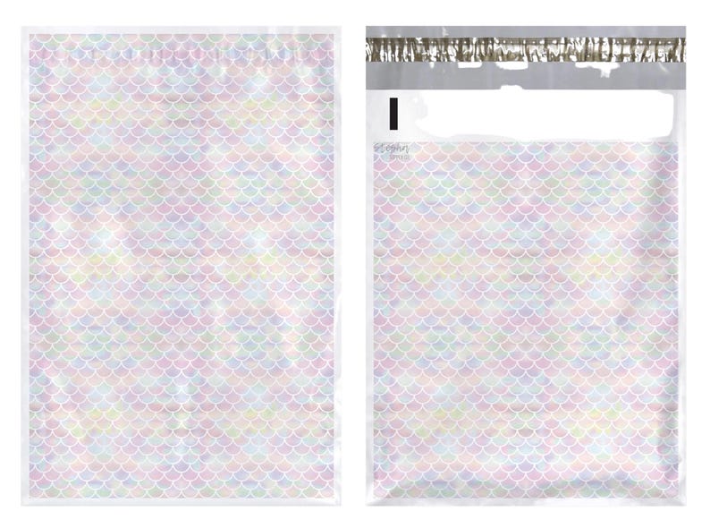 Mermaid Poly Mailers 10x13 - Poly Bags, Shipping Mailers, Small ...
