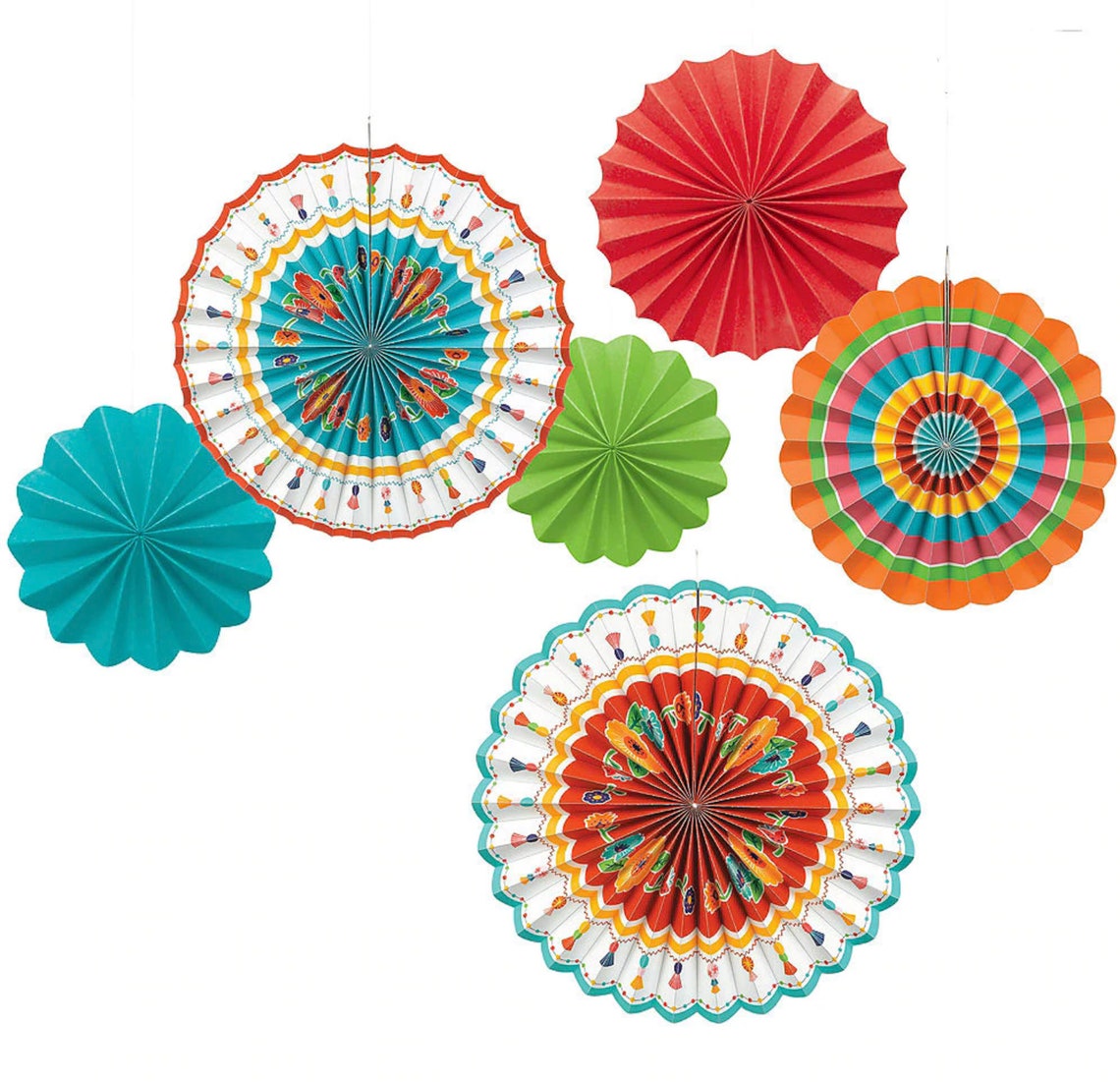 Fiesta Party Fans Fiesta Decorations Fiesta Party - Etsy