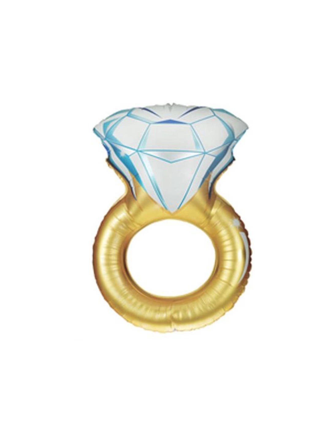 37" Wedding Ring Balloon - Wedding Balloons, Gold Wedding Decorations ...
