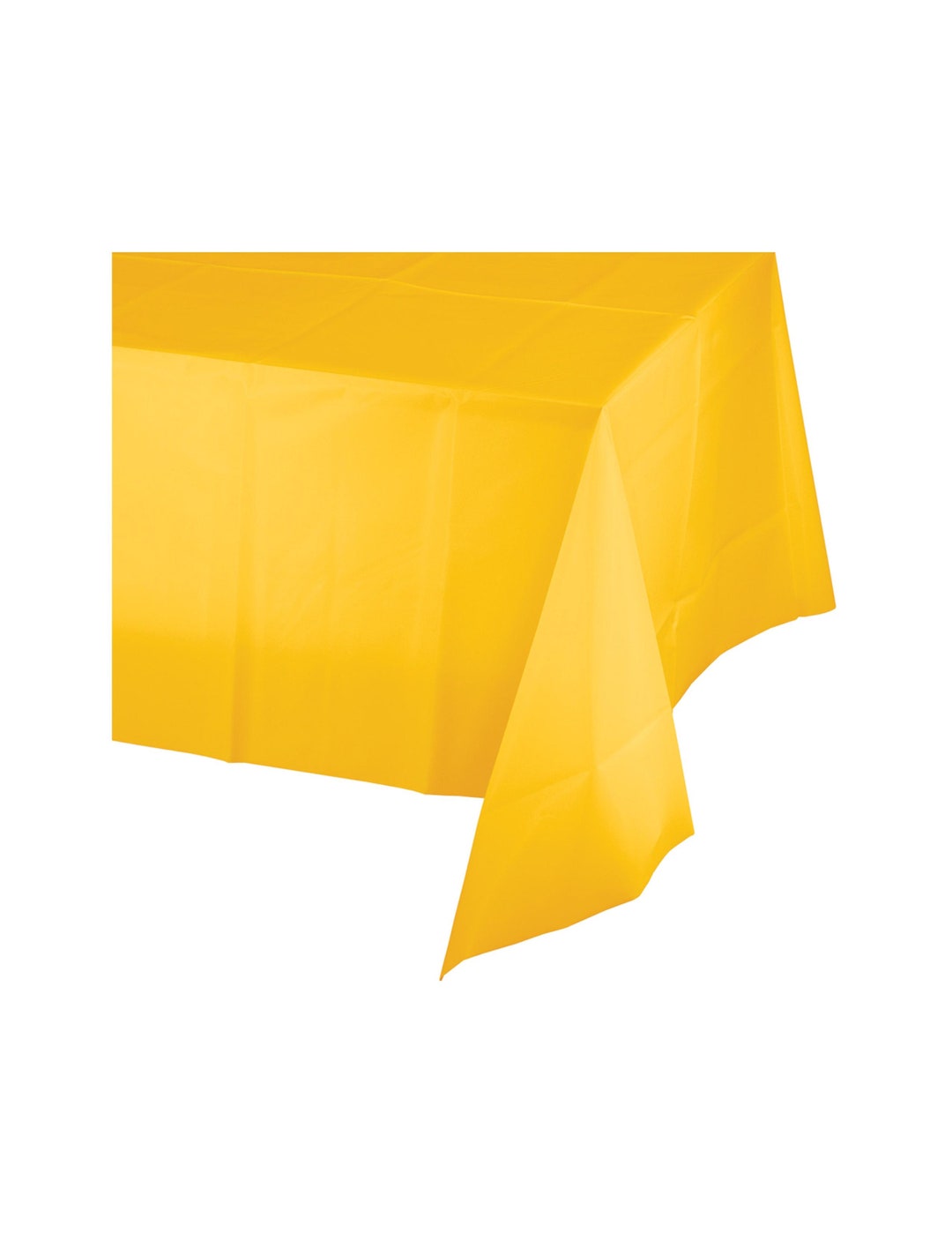 Yellow Tablecloth Yellow Party Supplies, Graduation Party, Yellow Table ...