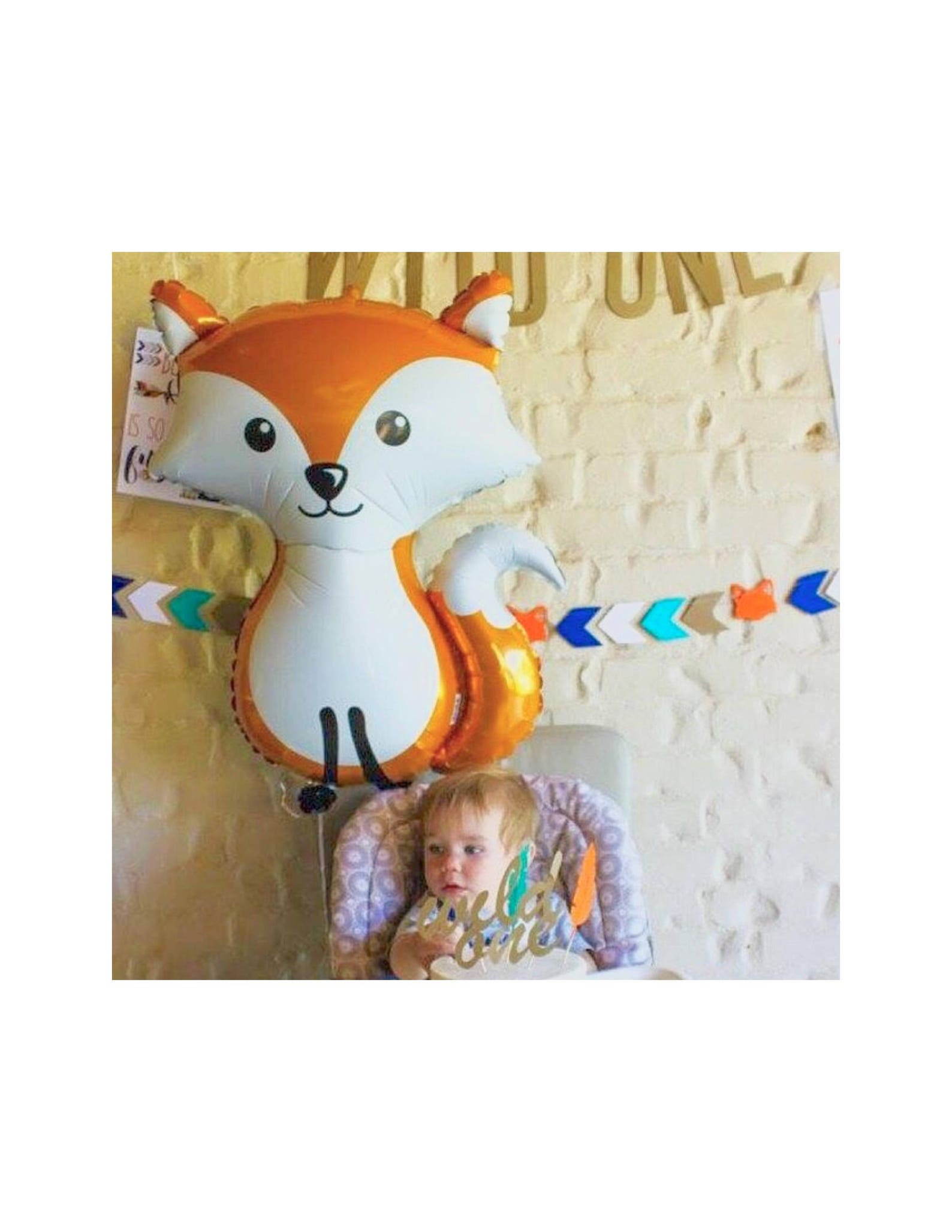 36 Fox Balloon Fox Birthday Woodland Balloons - Etsy