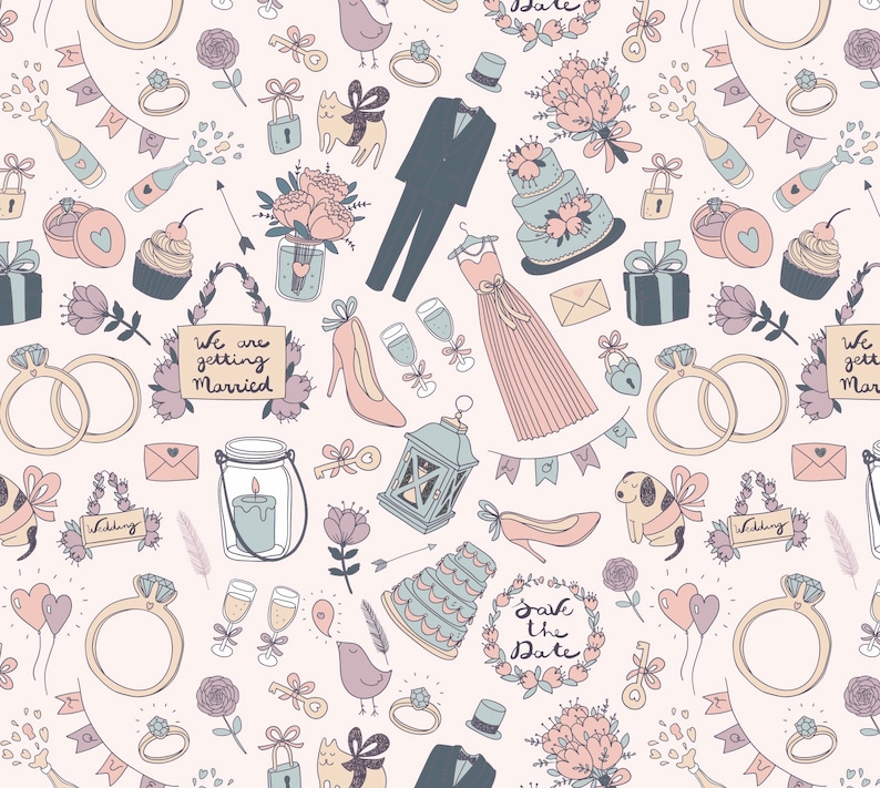 Wedding Gift Wrap - Wedding Wrapping Paper, Bridal Shower Gift Wrap ...
