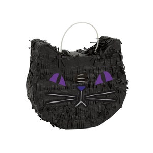 Black Cat Halloween Piñata - Spooky Party Decorations, Halloween Party ...