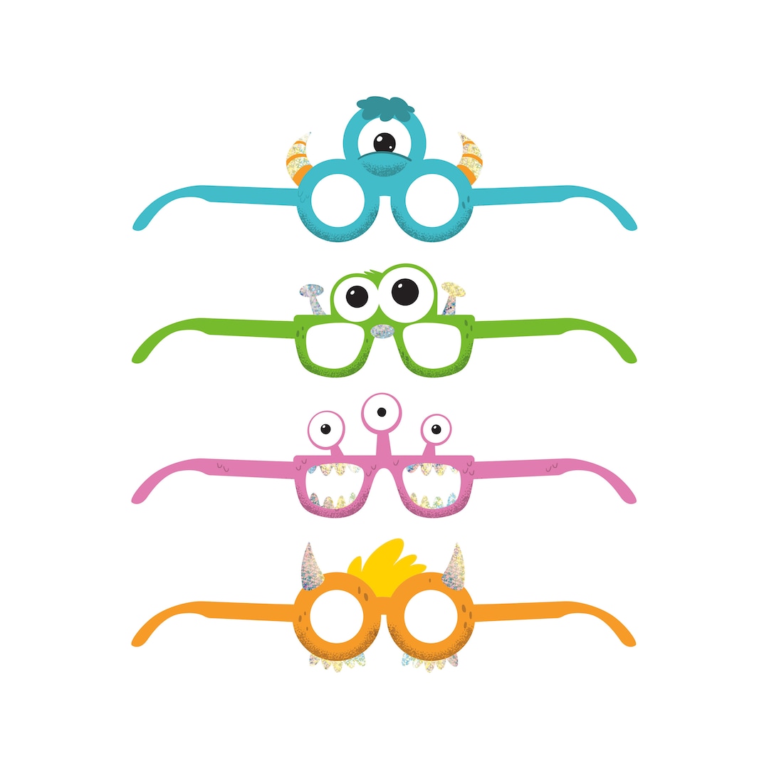 Monster Party Favors - Monster Party Glasses, Monster Birthday Favors ...