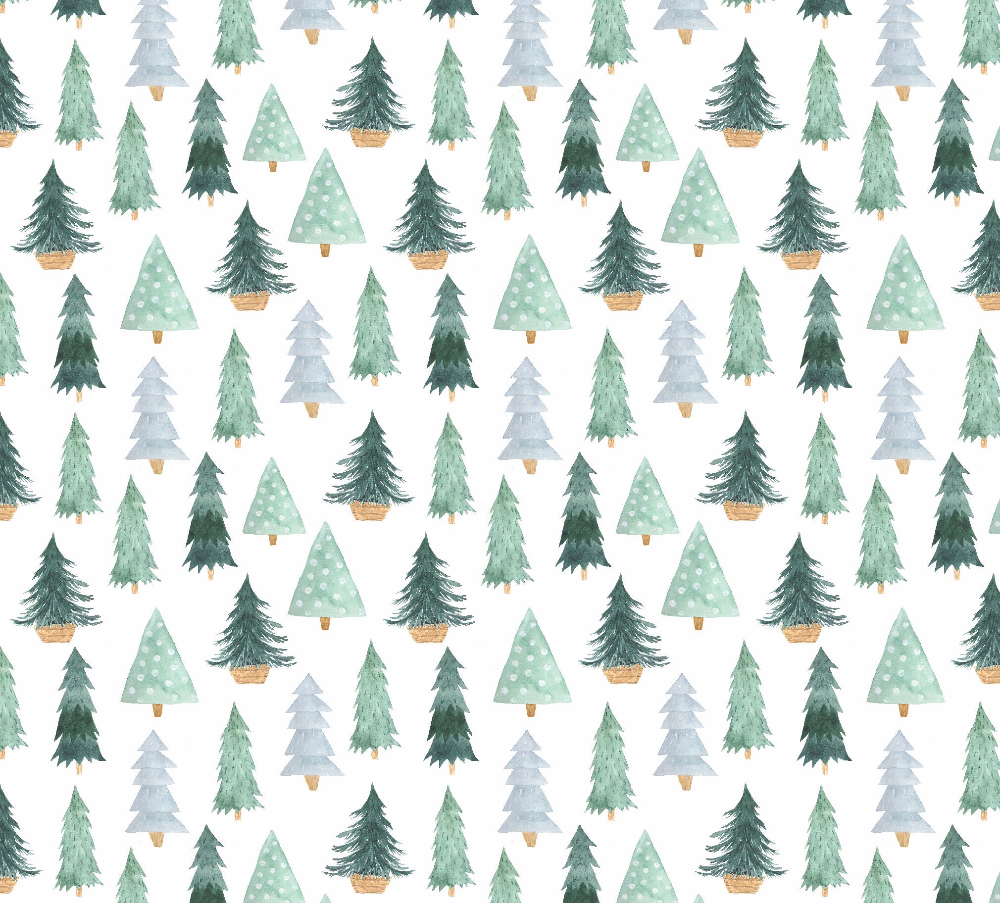 Tree Wrapping Paper Christmas Wrapping Paper Baby Shower | Etsy