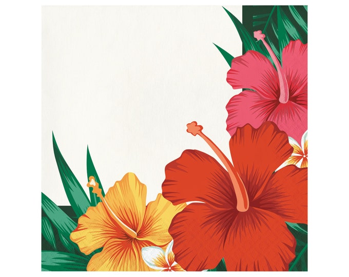 Tropical Party Napkins - Tropical Bachelorette Party, Tropical Baby ...
