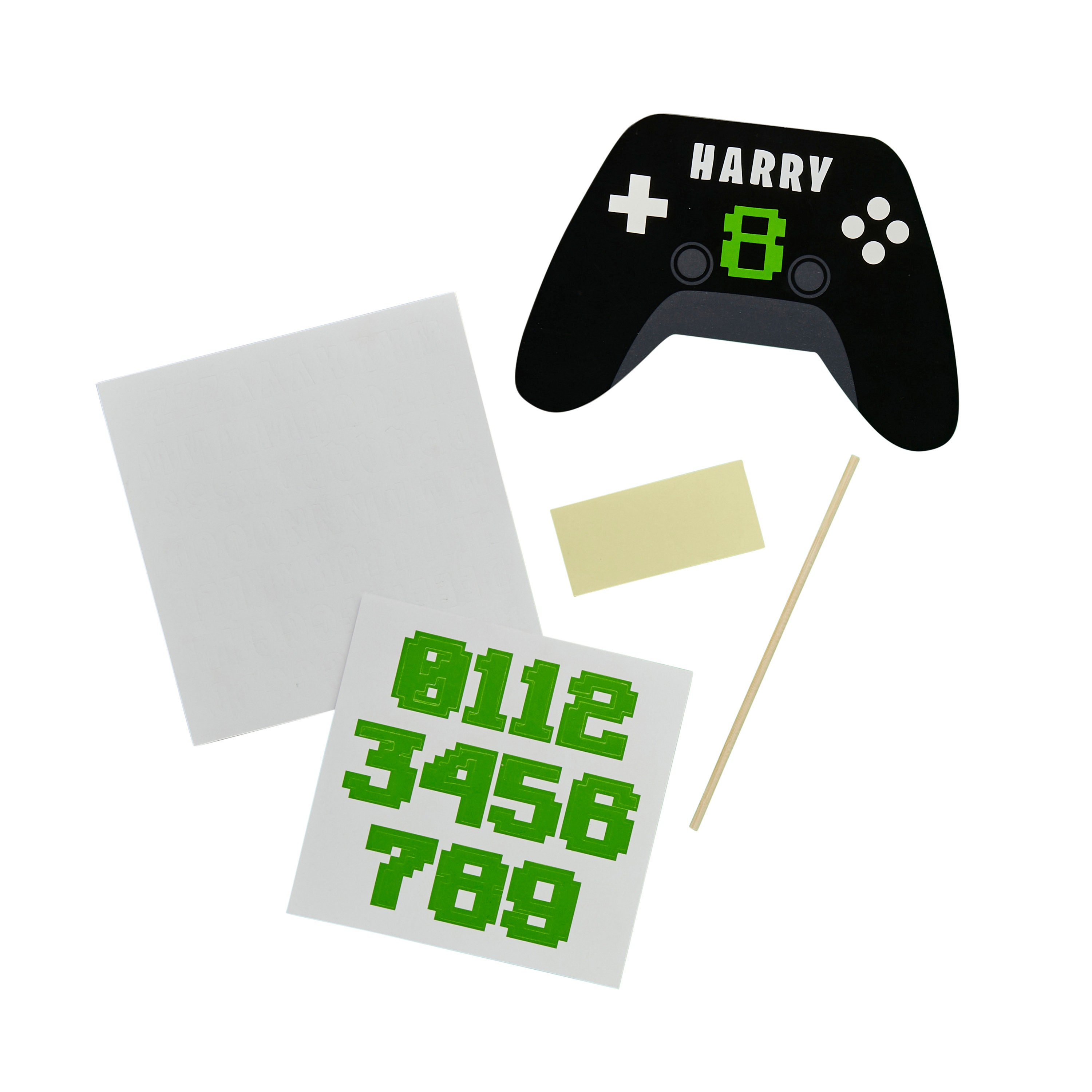 Custom Game Controller Cake Topper - Level up Birthday Decorations ...