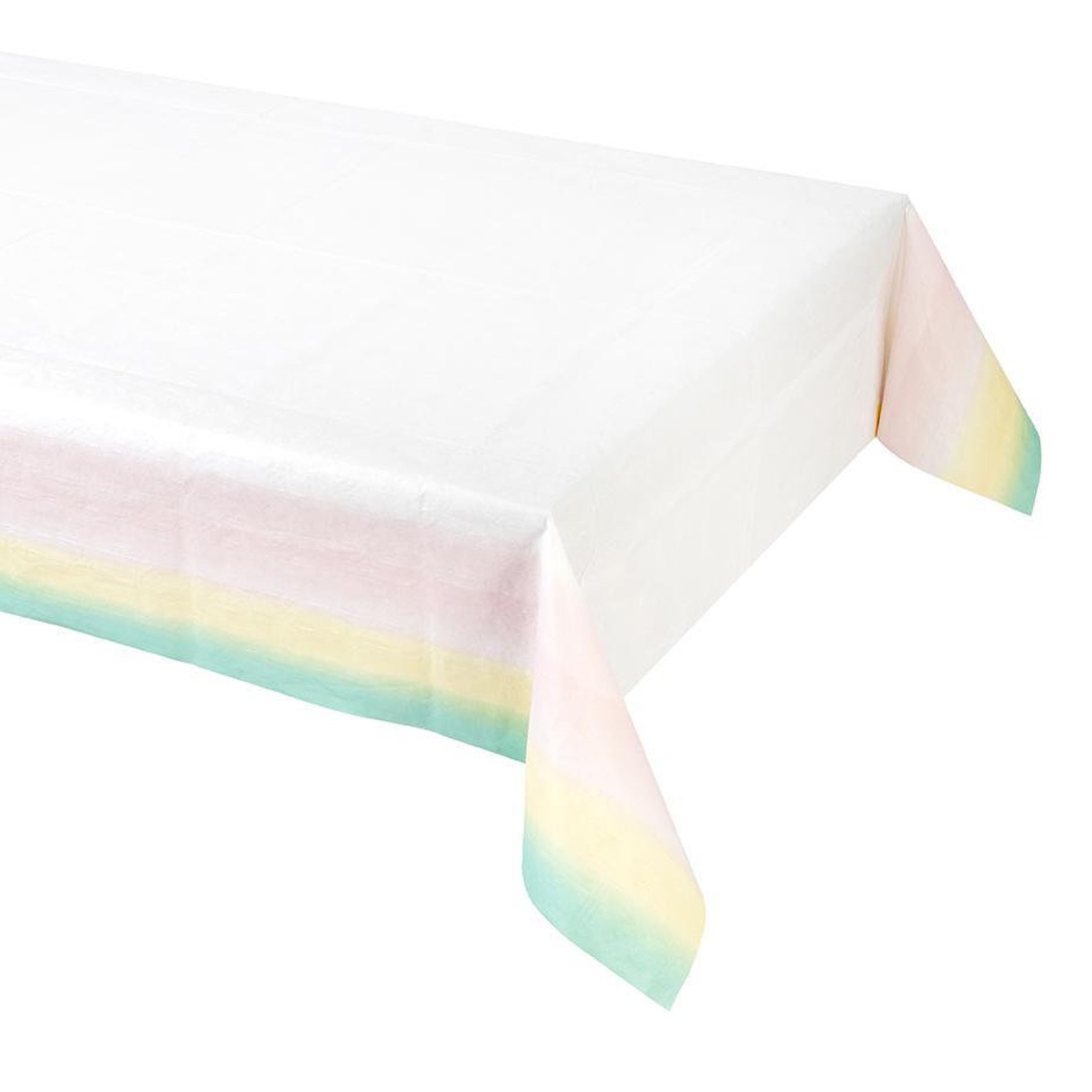 Pastel Ombre Tablecloth Pastel Rainbow Party Unicorn Party - Etsy