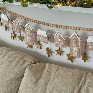 Puffy Gingerbread Banner - Gingerbread House Decorations, Gingerbread ...