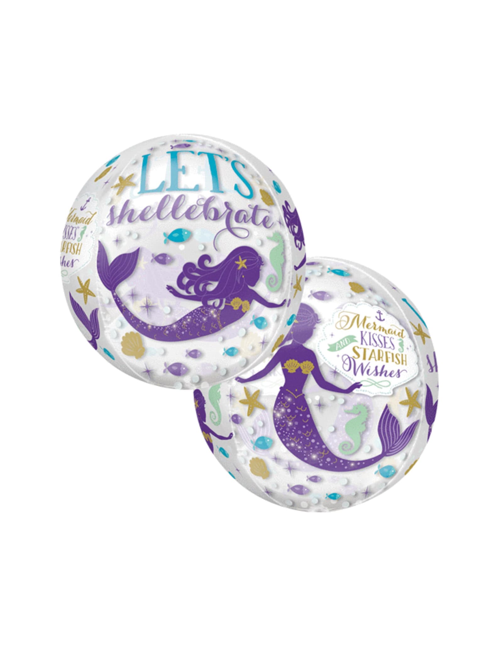 Mermaid Ball Balloon - Mermaid Balloon, Mermaid Birthday, Mermaid Party ...