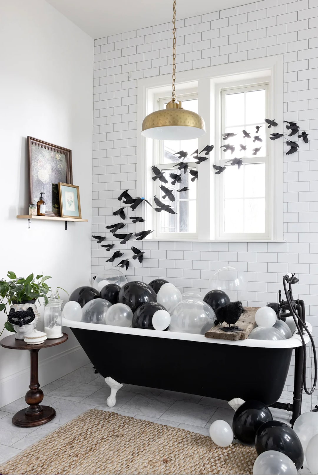 Glitter Wall Ravens - Halloween Wall Decorations, Halloween Party ...
