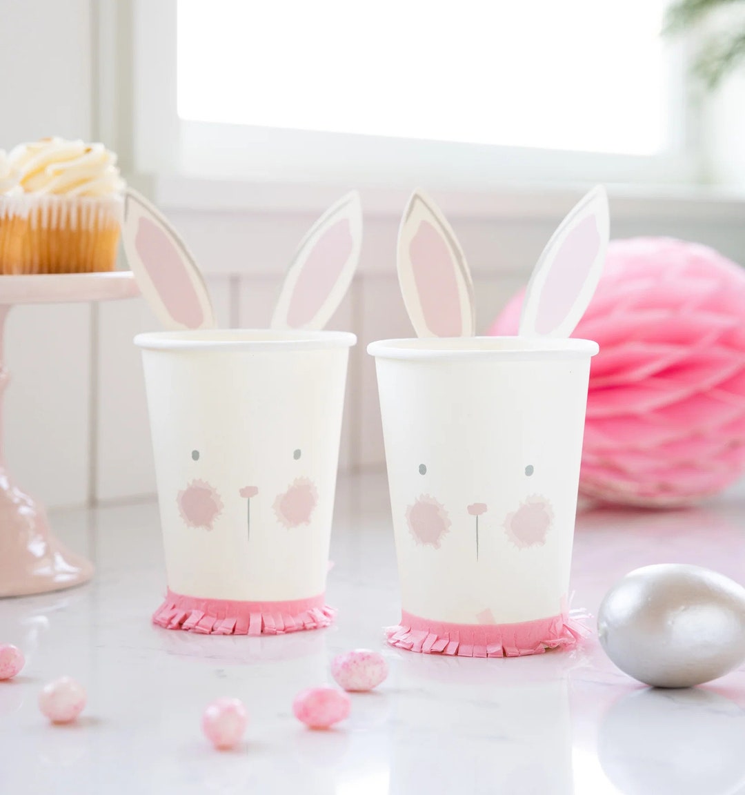 Bunny Cups, Paper Cups, Birthday Cups, Bunny Birthday, Some Bunny is ...