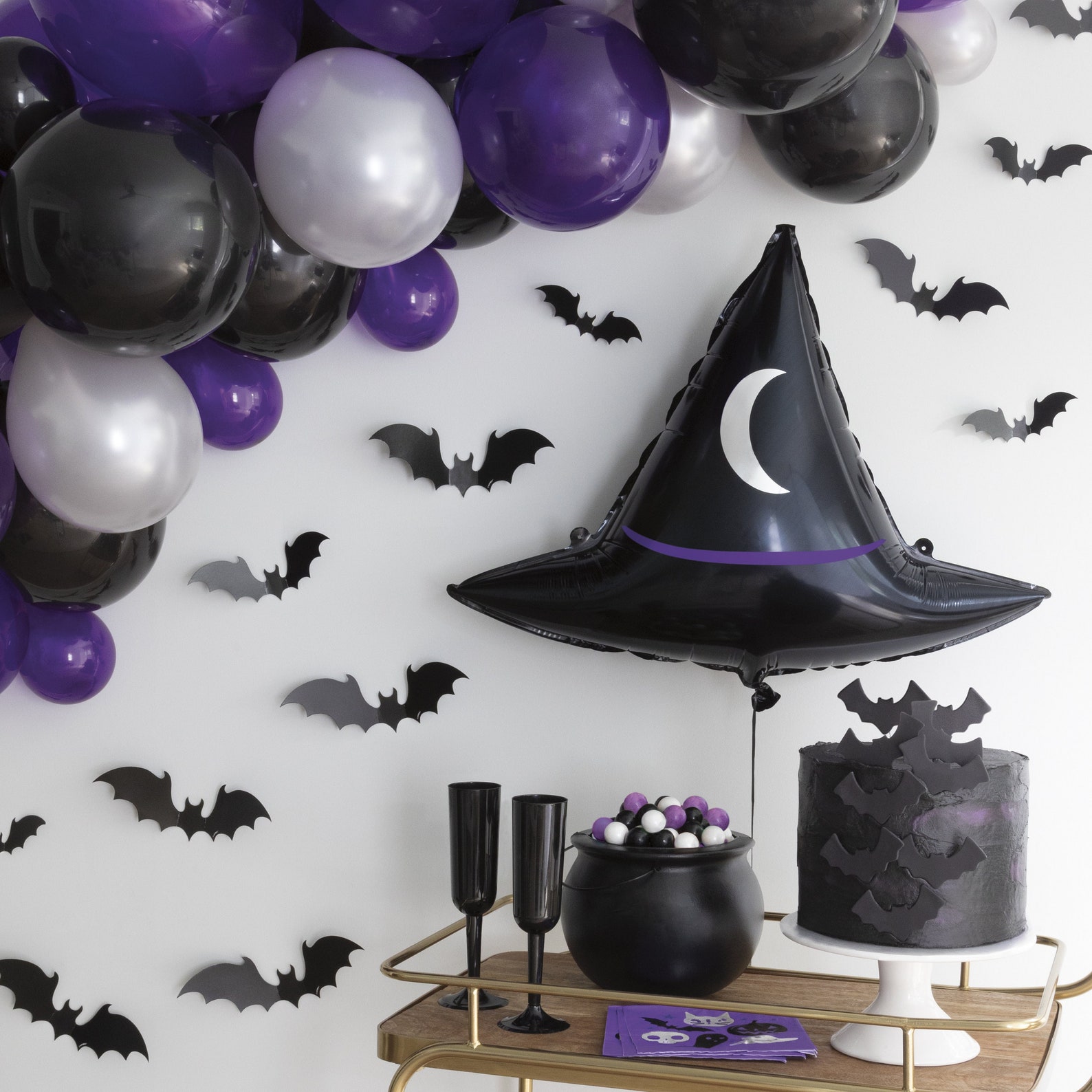 Witches Hat Party Balloon - Halloween Party Decorations, Halloween ...