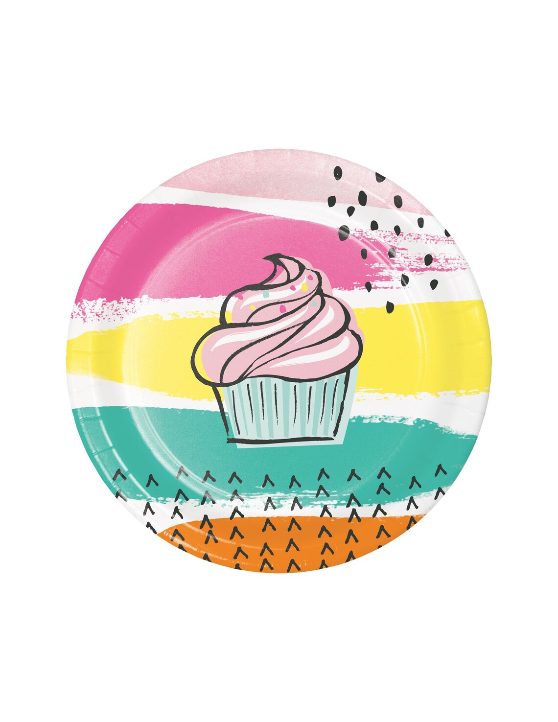 Cupcake Plates - Cupcake Party Plates, Cupcake Birthday, Sweet Treats ...