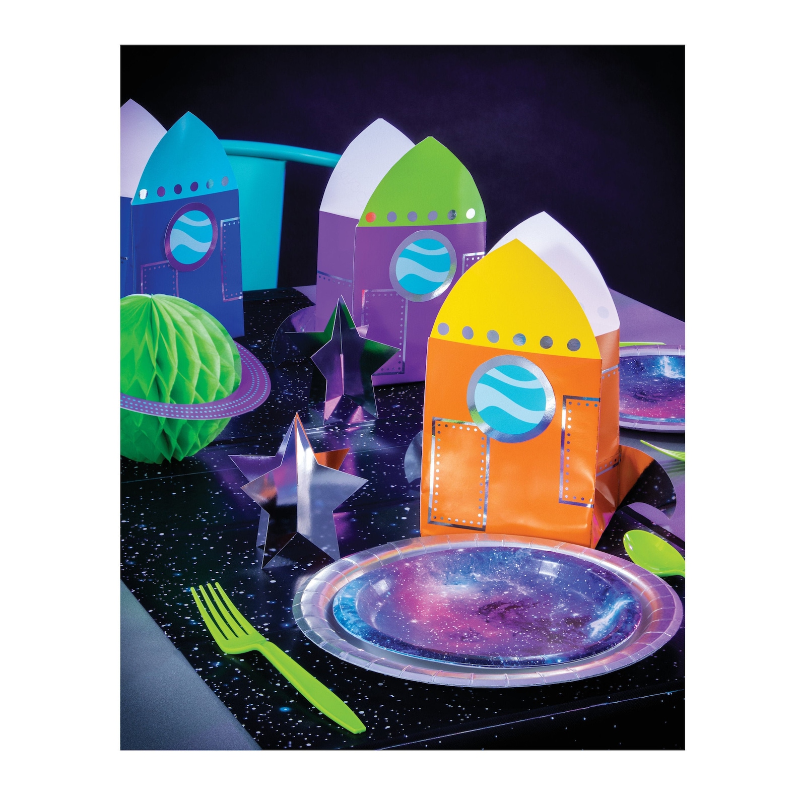 Rocket Favor Bags - Space Party Favors, Space Party Decorations, Space ...