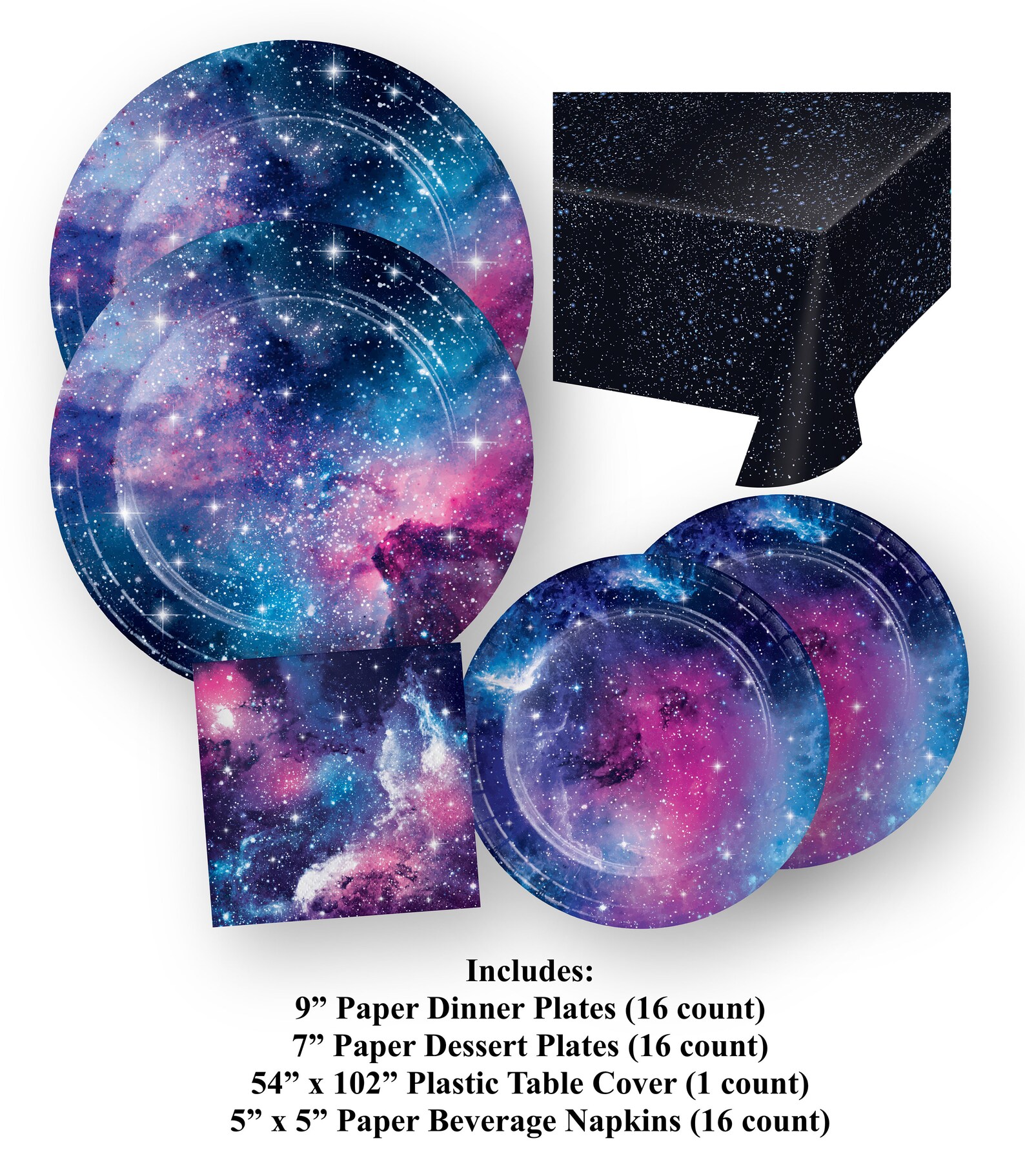 Galaxy Party Pack Space Birthday, Space Party Decorations, Galaxy Baby ...