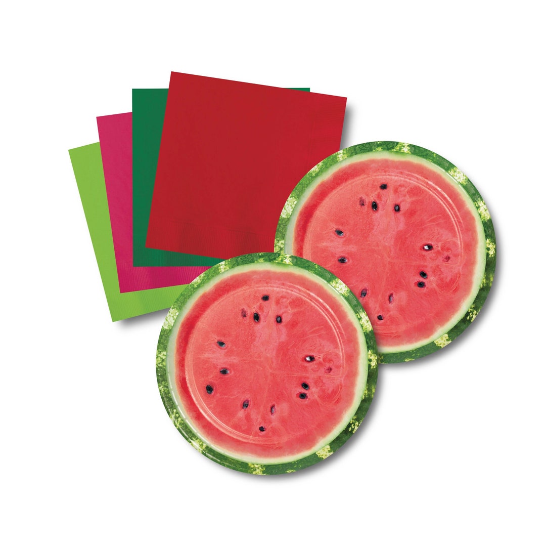 Watermelon Party Supplies - One in a Melon Birthday, Watermelon ...