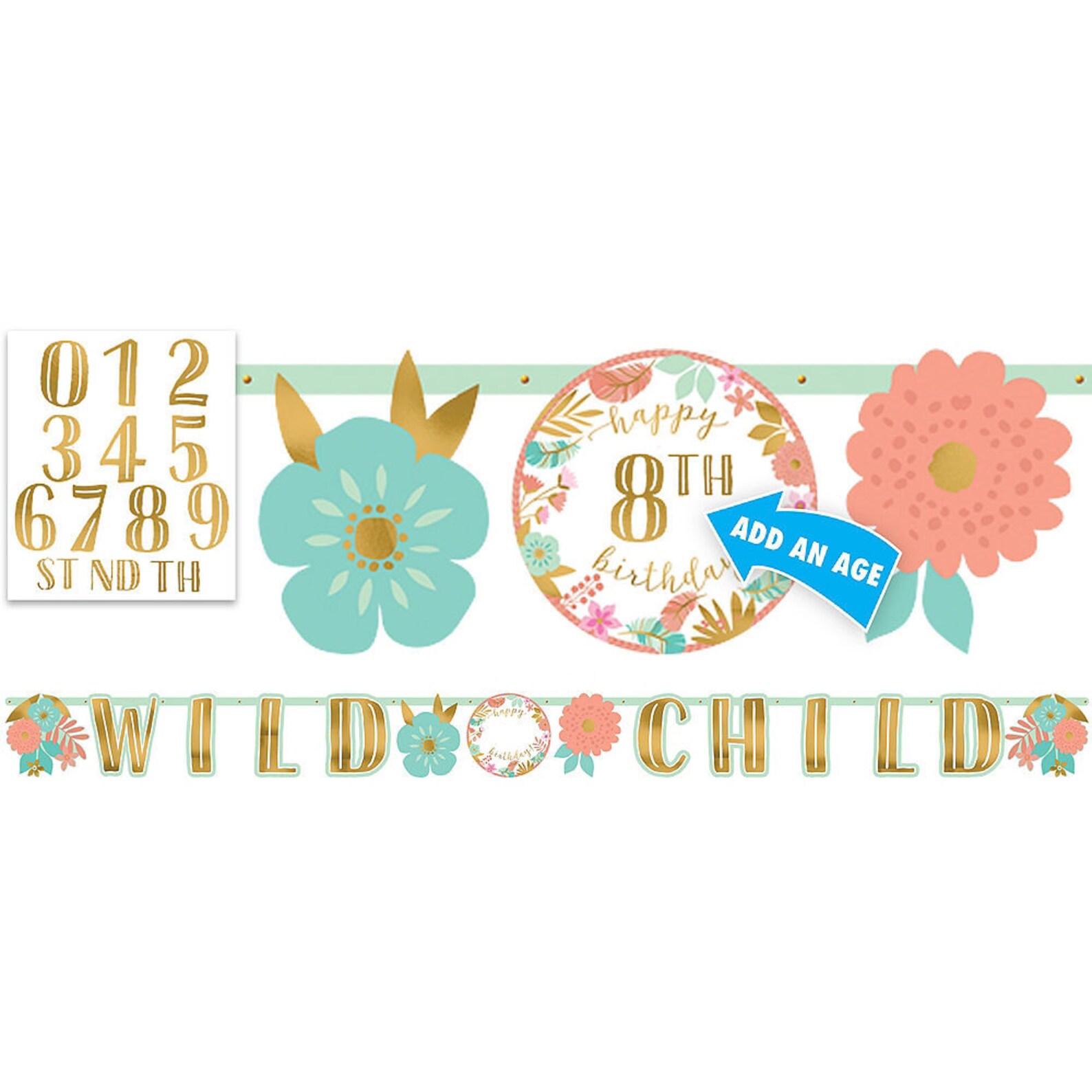 Jumbo Banner Kit Boho Party Boho Birthday Bohemian - Etsy