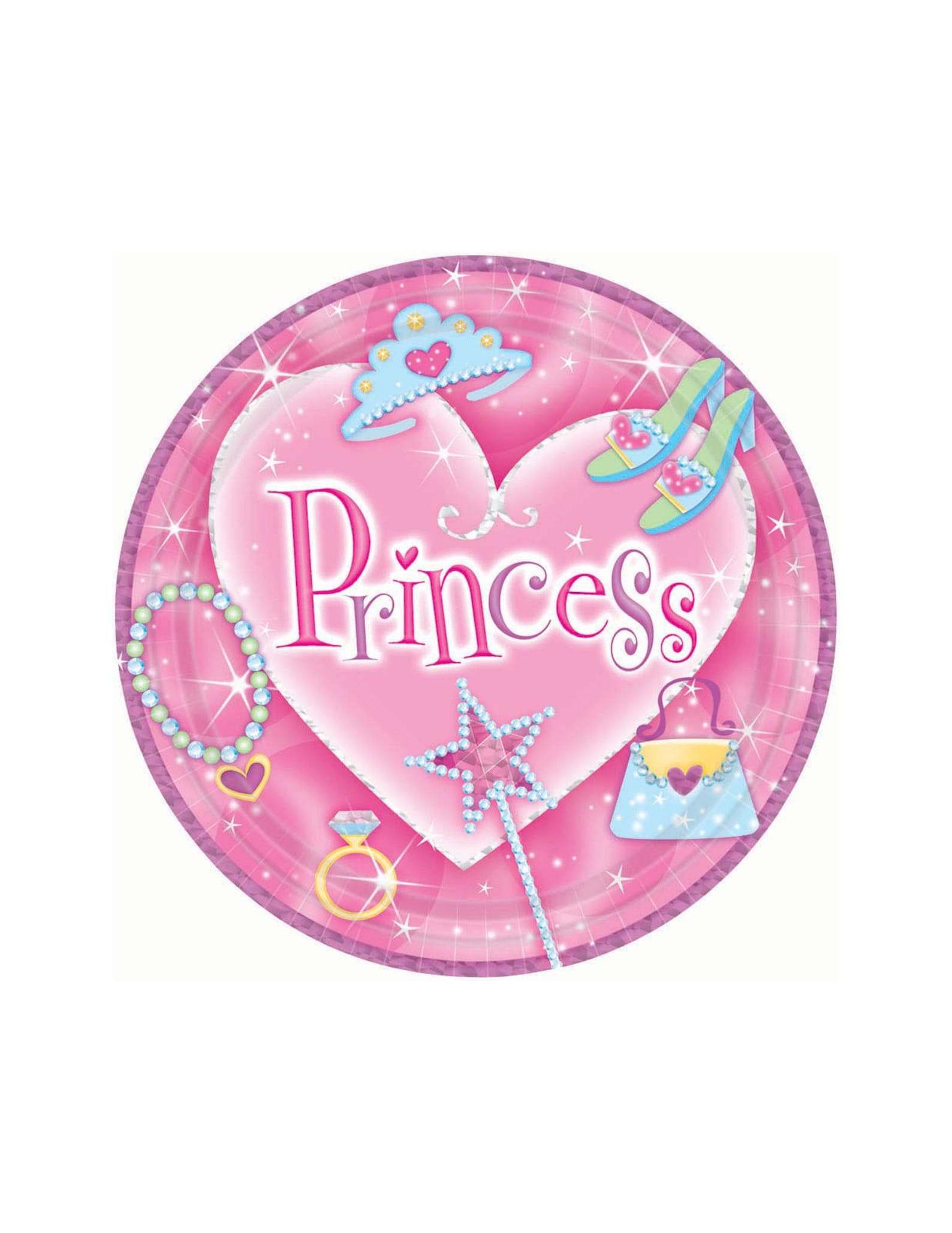 Princess Plates Princess Birthday Princess Party Princess - Etsy