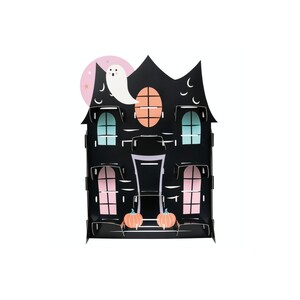 Haunted House Cupcake Stand - Pink Halloween Party Supplies, Ghost ...