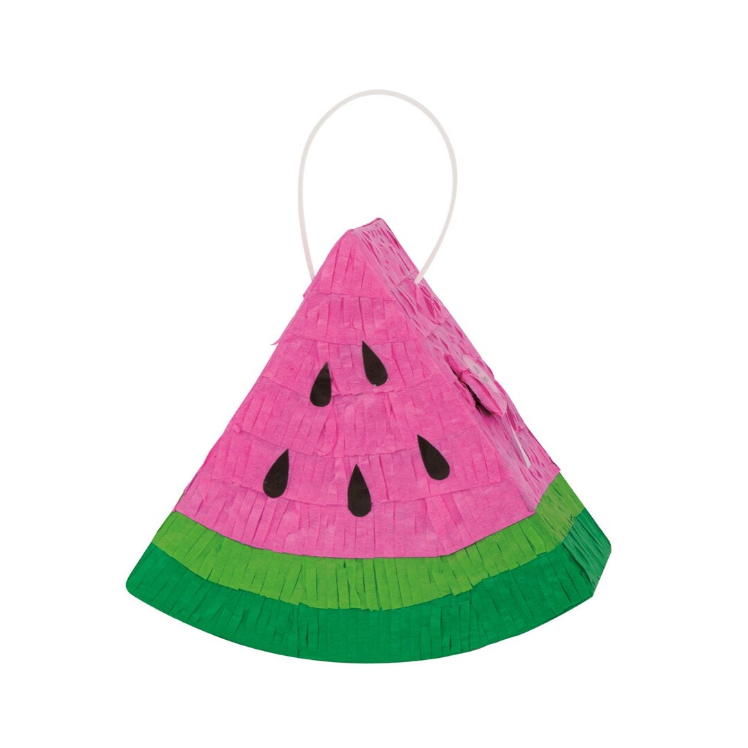Mini Watermelon Party Piñata - One in A Melon Party, Watermelon ...